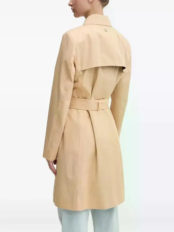 Hugo Belted Double-breasted Trench Coat