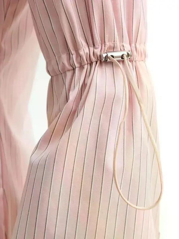 Pinko Pinstriped Tie-cuff Shirt