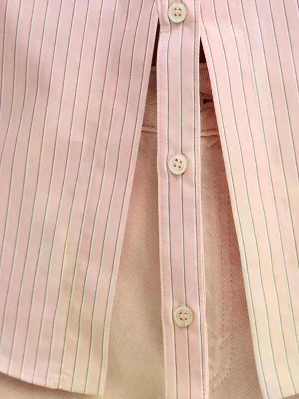 Pinko Pinstriped Tie-cuff Shirt