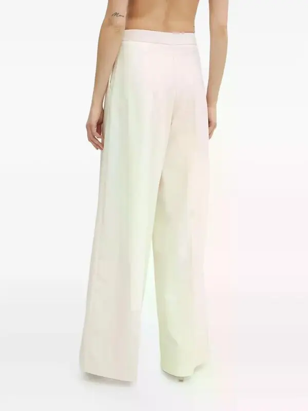 SIMONA CORSELLINI Pleated Straight-leg Trousers - Neutrals