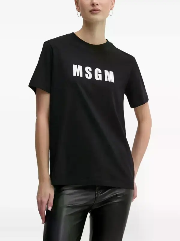 MSGM Logo-print T-shirt