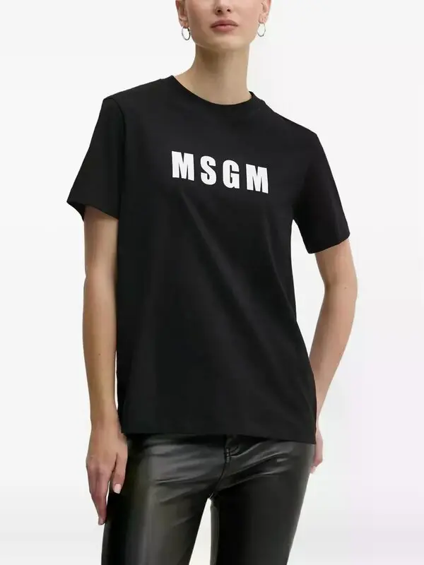 MSGM Logo-print T-shirt