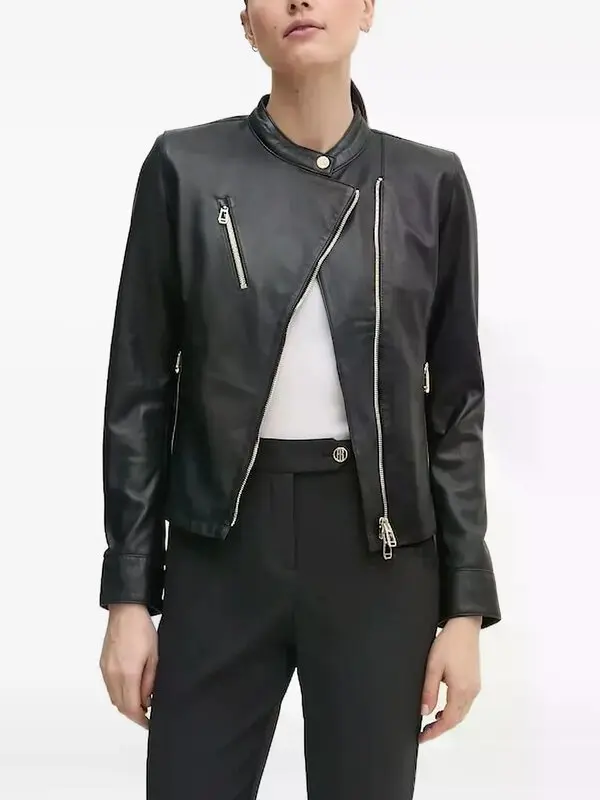 JOOP! Leather Asymmetrical Jacket