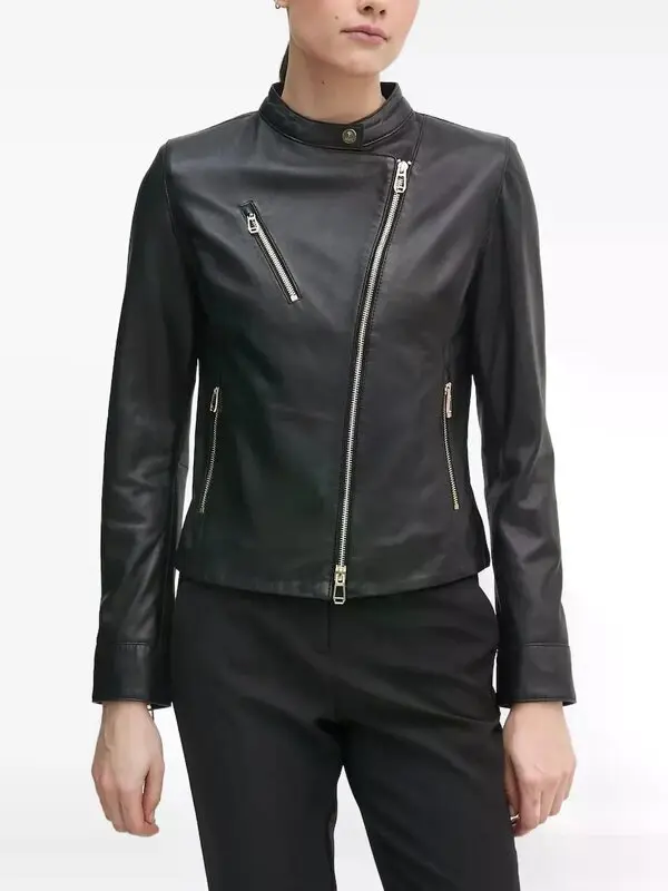 JOOP! Leather Asymmetrical Jacket