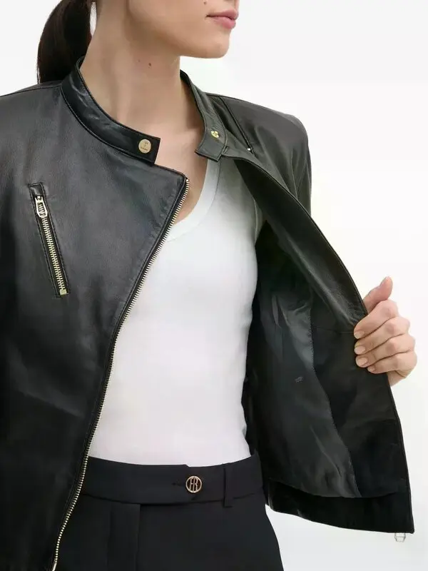 JOOP! Leather Asymmetrical Jacket