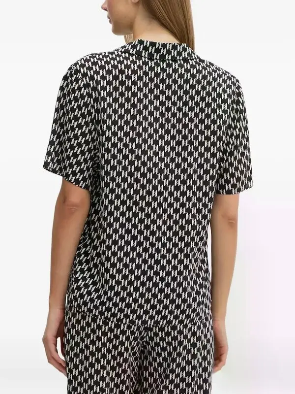 Karl Lagerfeld Geometric-print Shirt