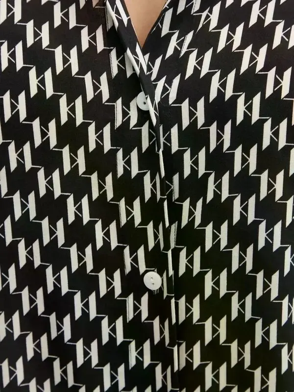 Karl Lagerfeld Geometric-print Shirt