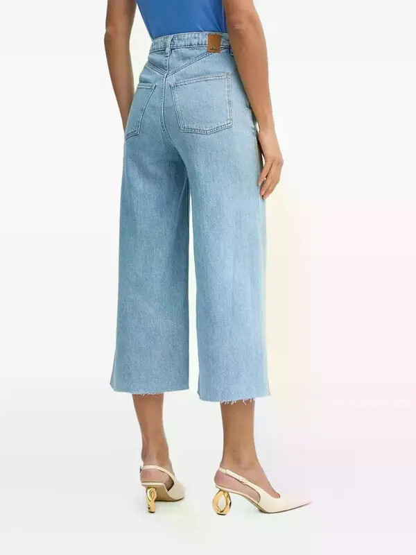 BOSS Cropped Raw-cut Jeans