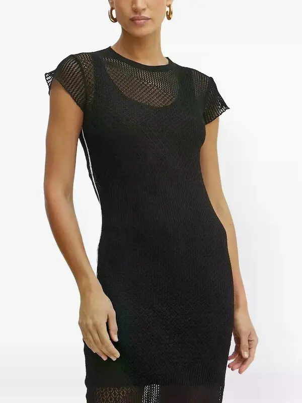 Pinko Mesh Midi Dress