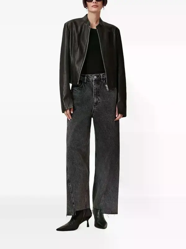ALLSAINTS Leather Zip-front Jacket