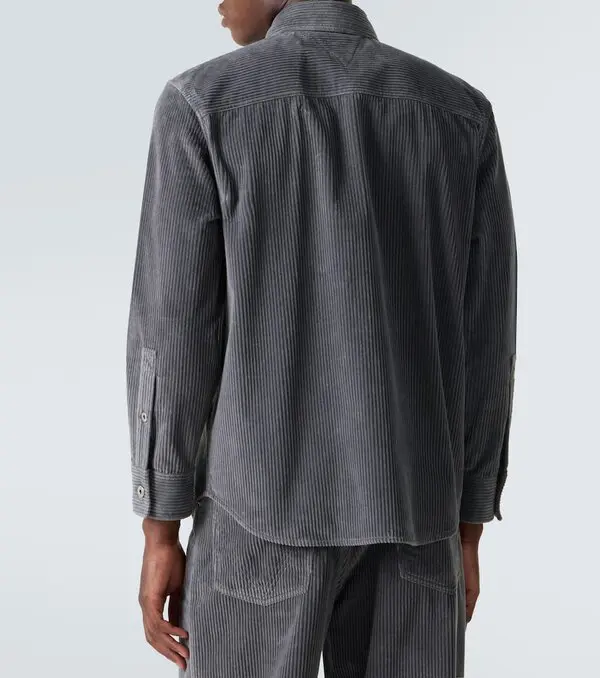 Bottega Veneta Matt Cotton Corduroy Shirt