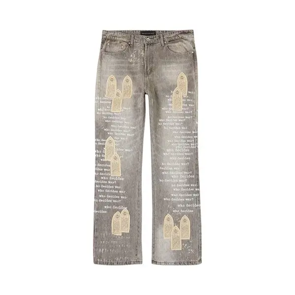 WHO DECIDES WAR BY EV BRAVADO Scripture Jeans
