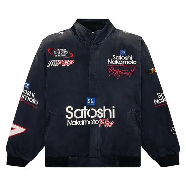SATOSHI NAKAMOTO Days Of Thunder Jacket - Black
