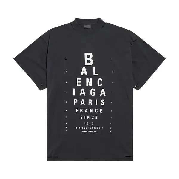 Balenciaga Optical T-shirt - Black