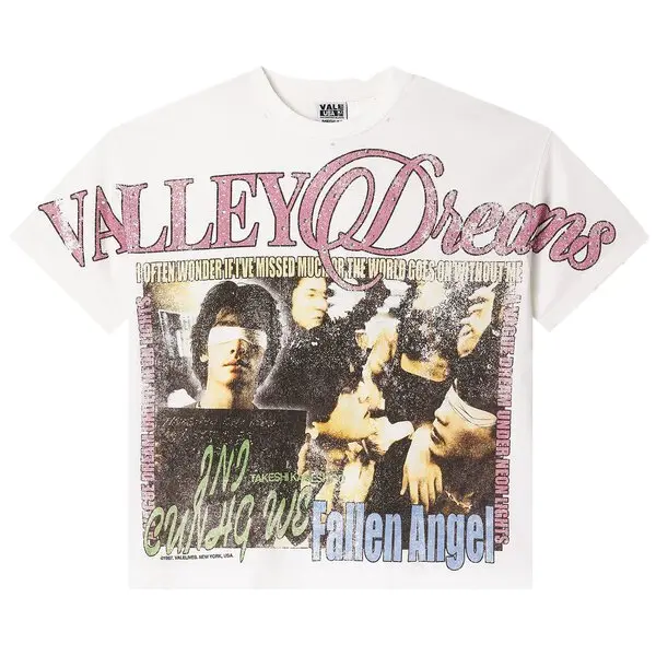 VALE FOREVER Fallen Bling Tee - White