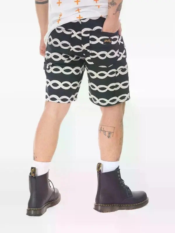 STAN RAY Chain-link Print Shorts