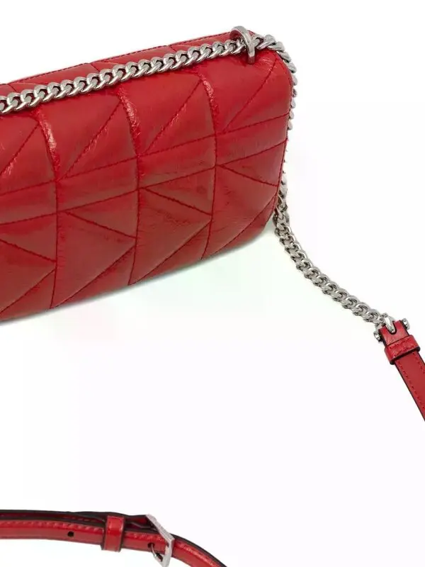 Karl Lagerfeld Quilted Crossbody Bag - Red