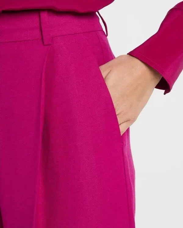 ARGENT Pleated High-rise Trousers