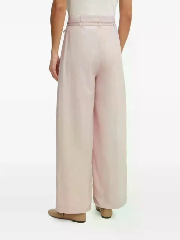 BOSS Belted Wide Leg Pants