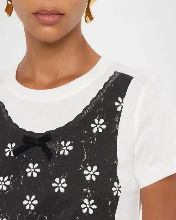 Marc Jacobs Printed Trompe-l'oeil Tee