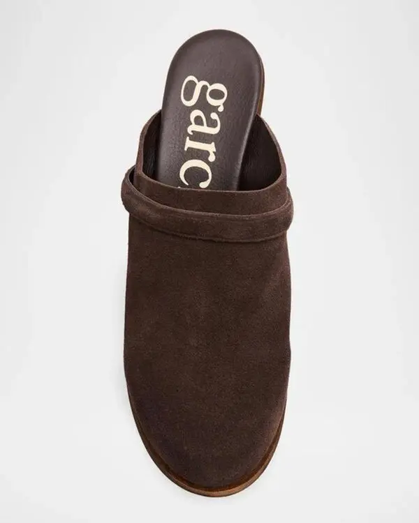 PEDRO GARCIA Della Woodstock Suede Clogs