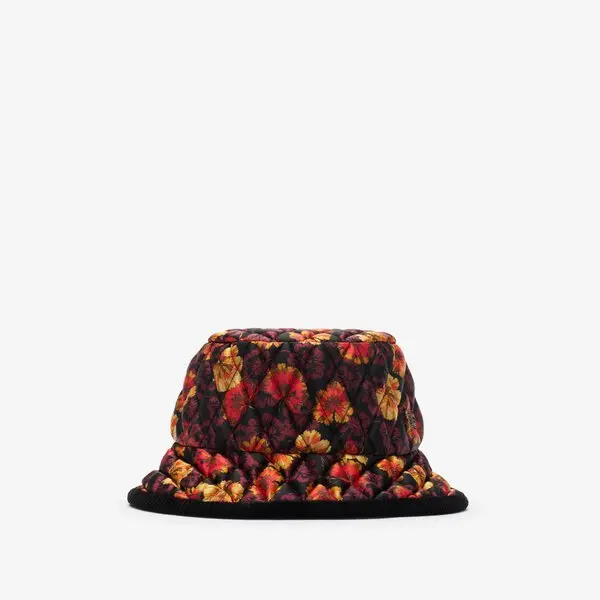 Burberry Geranium Leaf Nylon Bucket Hat - Poppy Red