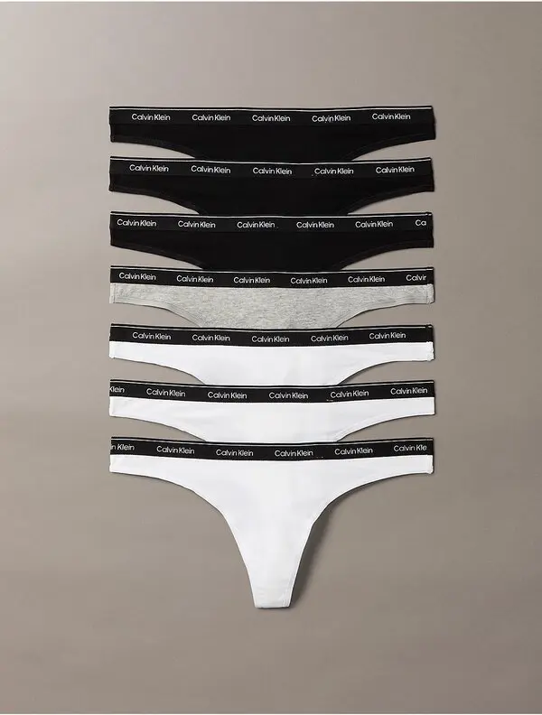 Calvin Klein Icon Logo 7-pack Thong - Multi
