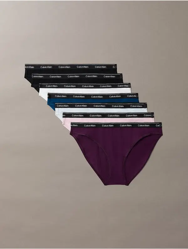 Calvin Klein Modern Logo 7-pack Bikini - Multi