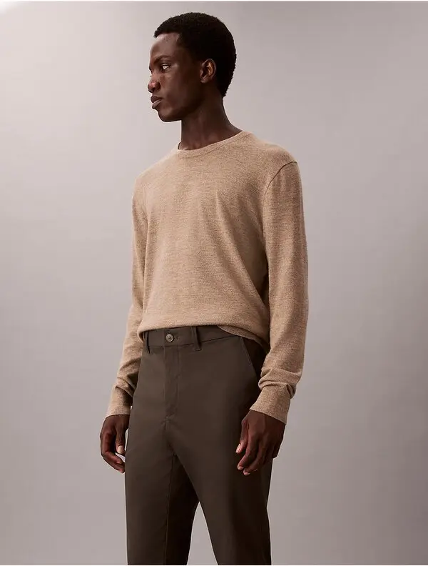 Calvin Klein Cotton Sateen Slim Chino Pants