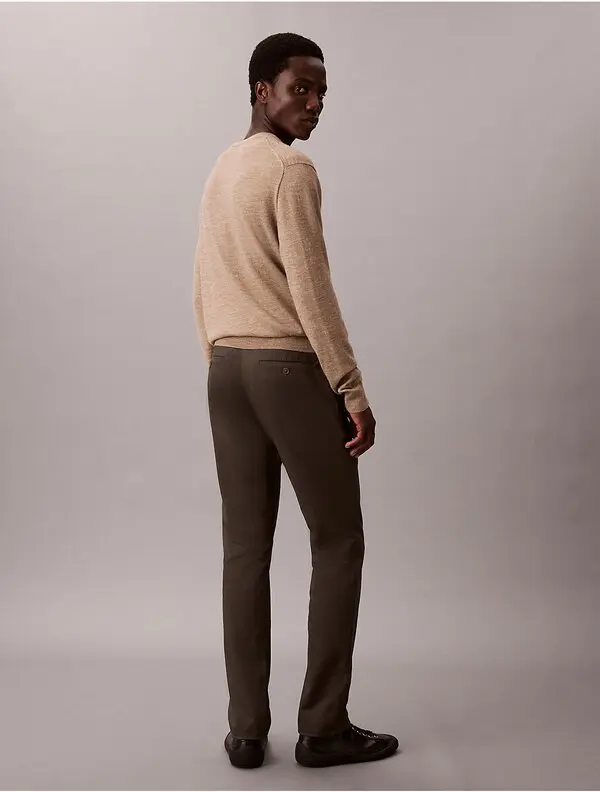 Calvin Klein Cotton Sateen Slim Chino Pants