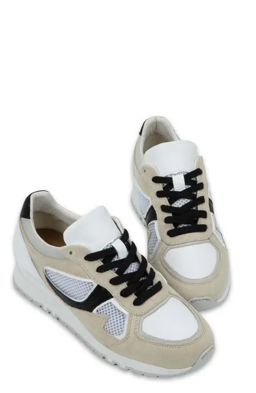 Naot Collins Sneaker - Beige/white/black Combo