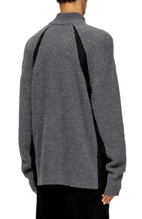 DIESEL® K-lollo Mixed Media Sweater