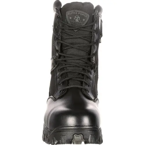 ROCKY Alphaforce Zipper Composite Toe Public Service Boots