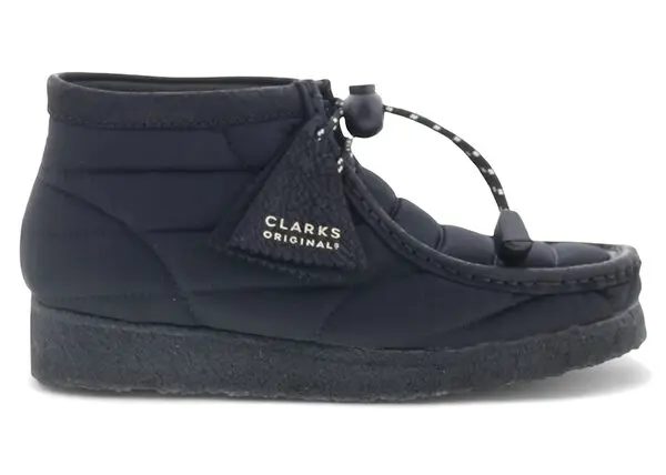 Clarks Originals Wallabee Quilted Boots - Black