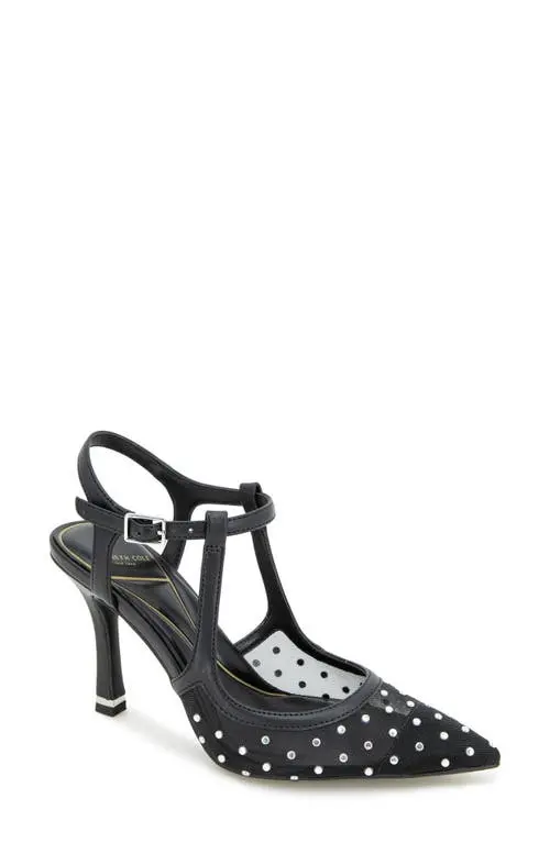 KENNETH COLE Romi Slingback Pump - Black Stud Mesh