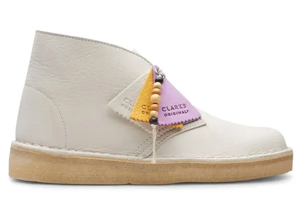 Clarks Desert Coal Nubuck - White