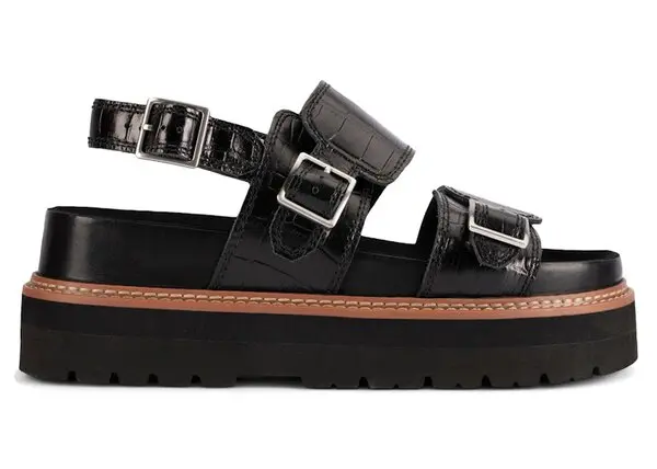Clarks Orianna Glide Interest Leather Sandals