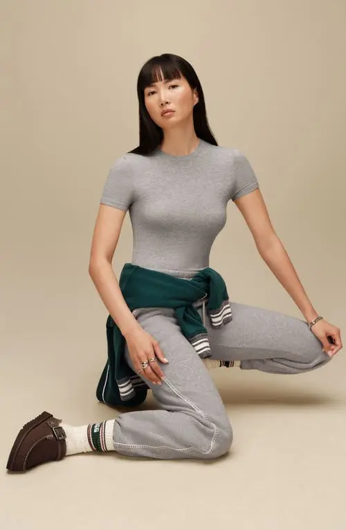 UGG Miriam Rib Baby T-shirt - Grey Heather