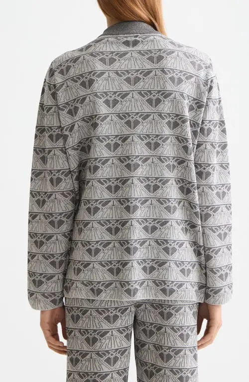 Scotch & Soda Logo Jacquard Sweater Jacket