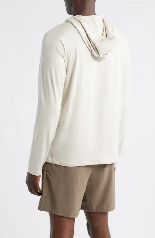 Zella Dynamic Hooded T-shirt - Beige Pumice