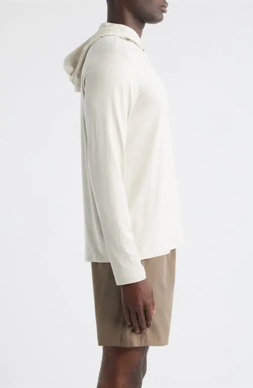 Zella Dynamic Hooded T-shirt - Beige Pumice