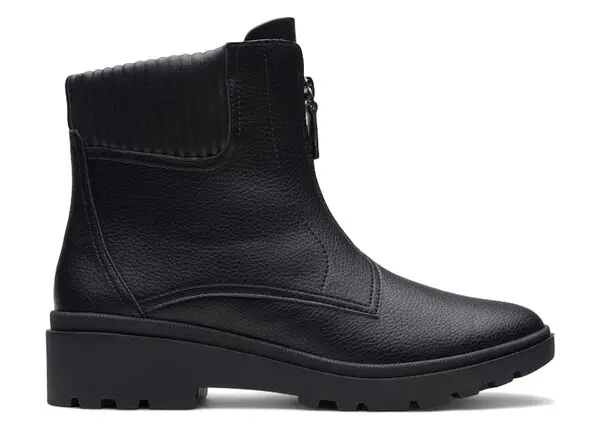 Clarks Calla Zip Leather Boots