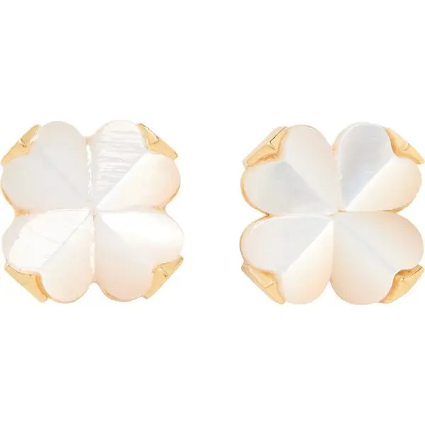Kate Spade New York Mother-of-pearl Flower Stud Earrings - Mother Of Pearl