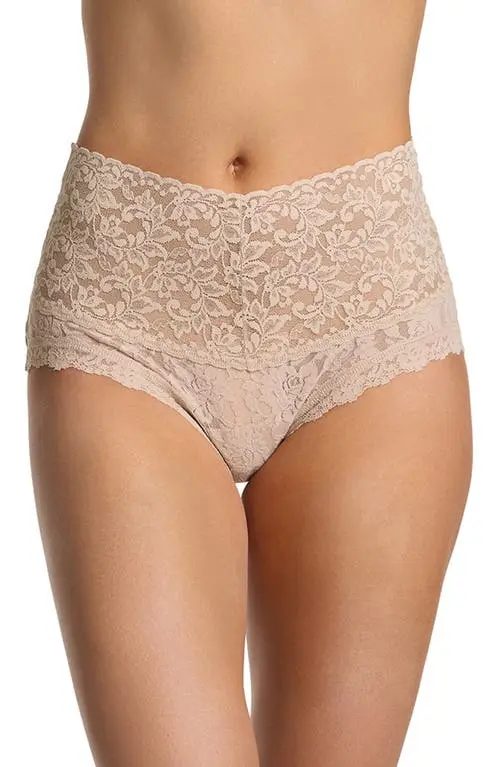 Hanky Panky Retro Lace Boyshorts - Chai