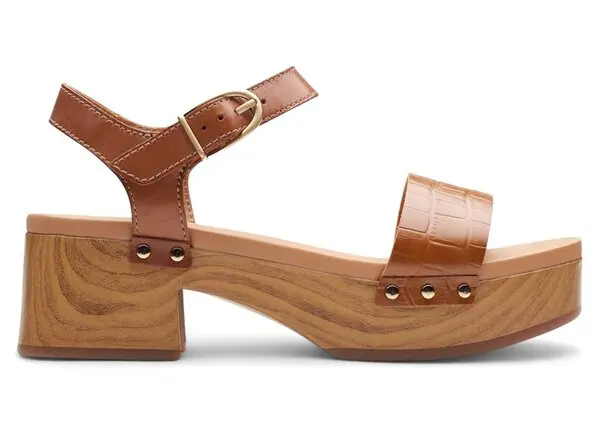 Clarks Sivanne Bay Interest Leather Sandals