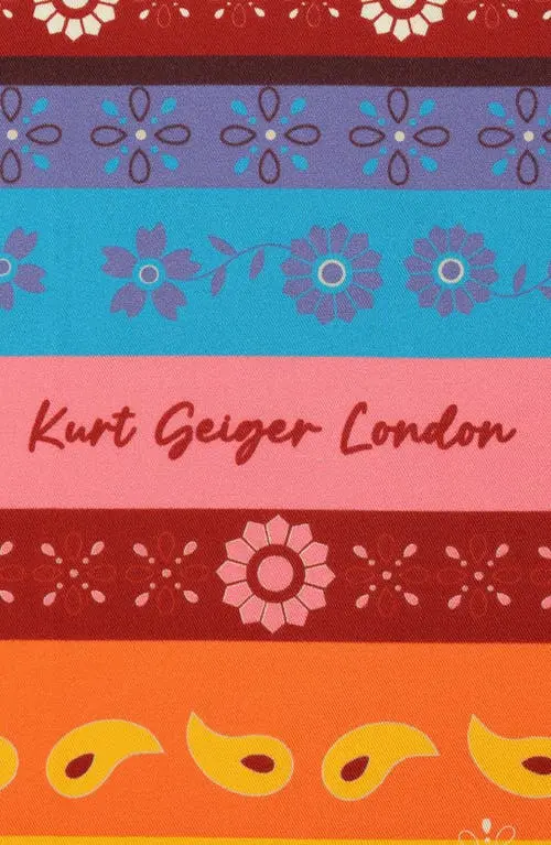 Kurt Geiger Folk Print Square Scarf