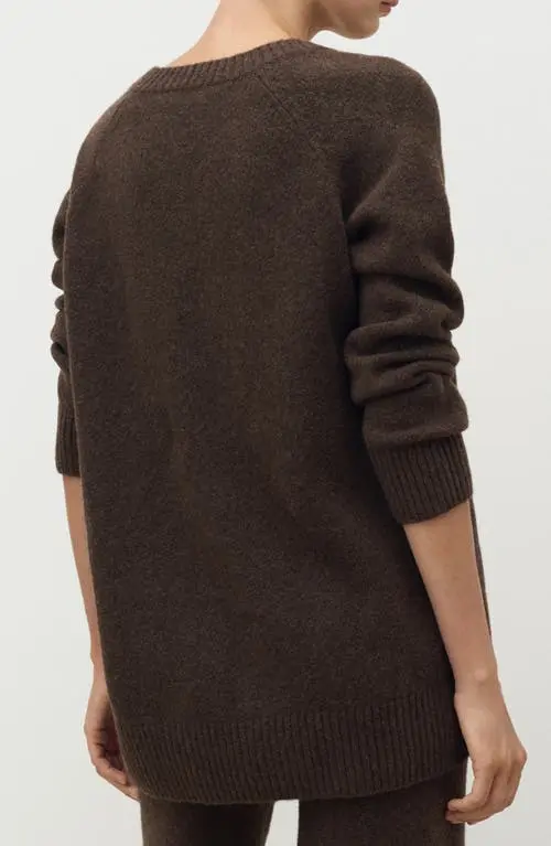 Mango Relaxed V-neck Long Sleeve Sweater