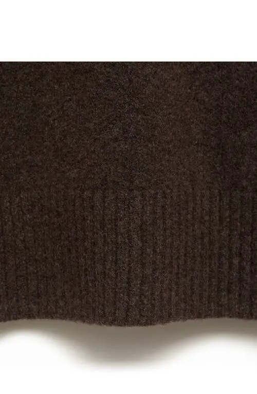 Mango Relaxed V-neck Long Sleeve Sweater