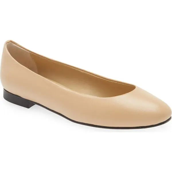 ANDREA CARRANO Baby Ballet Flat - Camel Leather