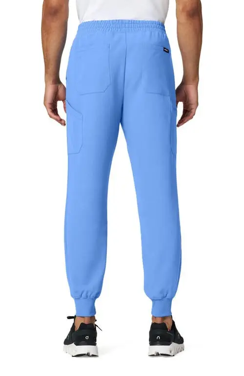 JAANUU Osmo 8-pocket Classic Scrub Jogger - Ceil Blue